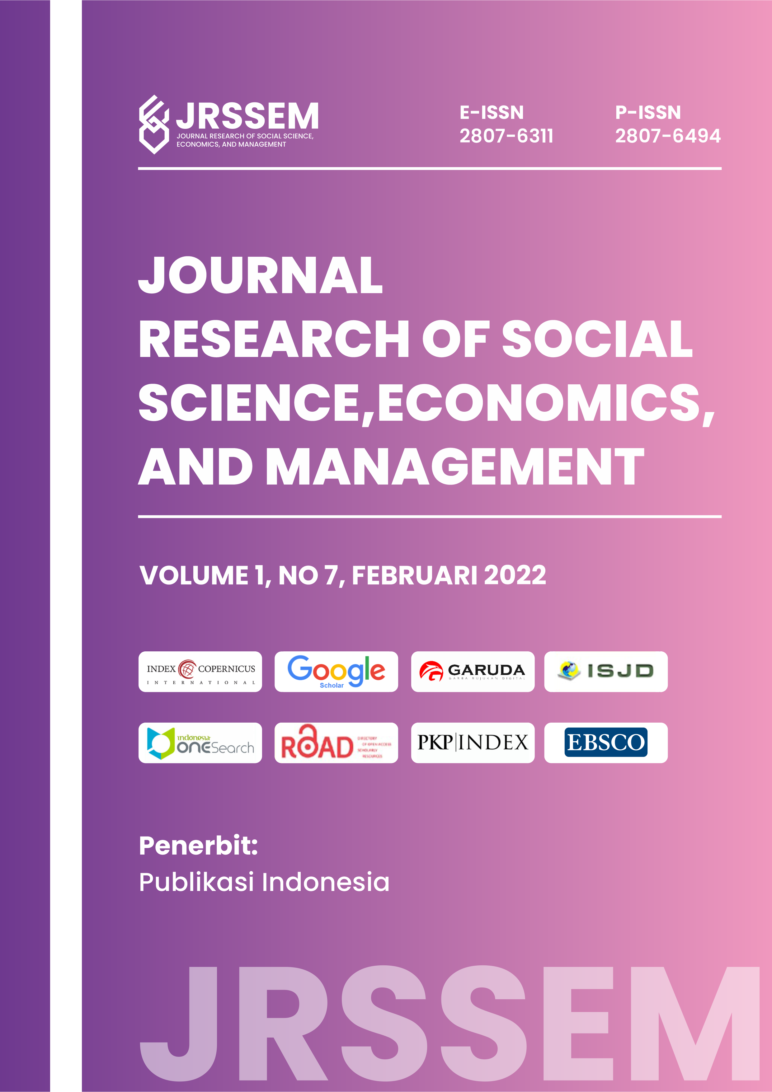 Journal Research Of Social Science Economics And Management Journal Research Of Social Science Economics And Management